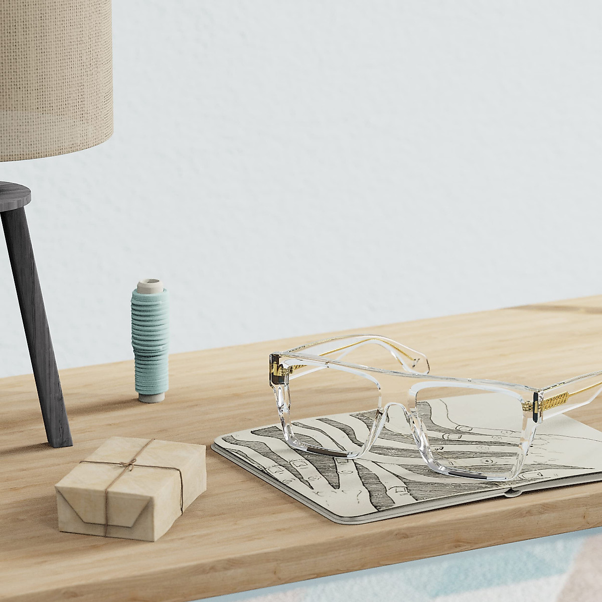 VISOONE Square Full Rim Blue Light Blocking Glasses Large Fashion Computer Multi Colors Eyeglass Frame Women Men ALBA