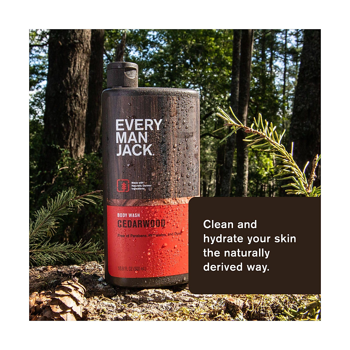 Every Man Jack Body Wash and Shower Gel Cedarwood, 16.9 Ounce