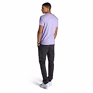 Fruit of the Loom Men's Recover Cotton T-Shirt Made with Sustainable, Low Impact Recycled Fiber, Lilac Petal, Large