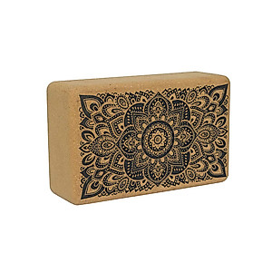 YOGA DESIGN LAB | The Cork Block | Eco Friendly Luxury | Superior Grip and Strength | Natural