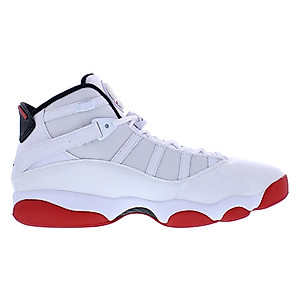 Nike Jordan Men's 6 Rings Basketball Shoes 322992-012 White/University Red 9.5