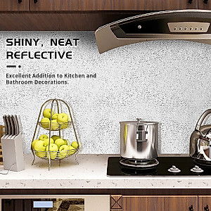 RNBFEIOU Self Adhesive Shelf Liner, Water and Oil Proof Kitchen Drawer Liners, Dirt Resistant Cabinet Liners, Works Perfect on Kitchen Backsplash, Shelves, Drawers, Cabinets, 23.6in x196.8in (Orange)