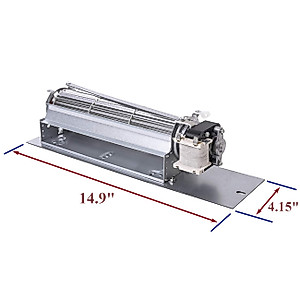 Replacement FK24 Fireplace Blower Kit for Majestic 36bdvrrn 36bdvr 36bdvt 39bdvrrn 33ldvrrn Fireplaces, FK24 Fan Assembly for Majestic Temco Vermont Castings Fireplaces, Majestic 54103 Fan, Rotom RB65