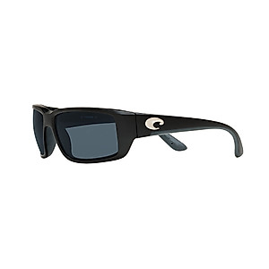 Costa Del Mar Man Sunglasses, Matte Black Frame - Gray Lenses - 59MM