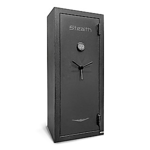 Stealth EGS23 Gun Safe Essential 23 Safe with 30 Minute Fire Protection CA DOJ Approved & 23 Long Gun Storage