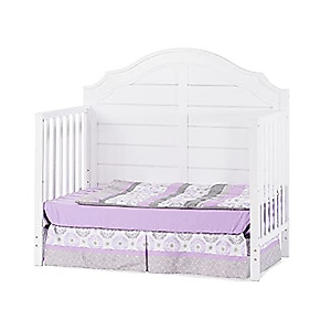 Child Craft Penelope 4-in-1 Convertible Crib, Matte White