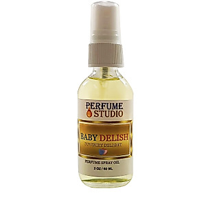 Perfume Studio Baby Delish Powdery Delight Perfume Spray Oil with Long Lasting Sweet & Fresh Powder Fragrance Accords (2 oz)