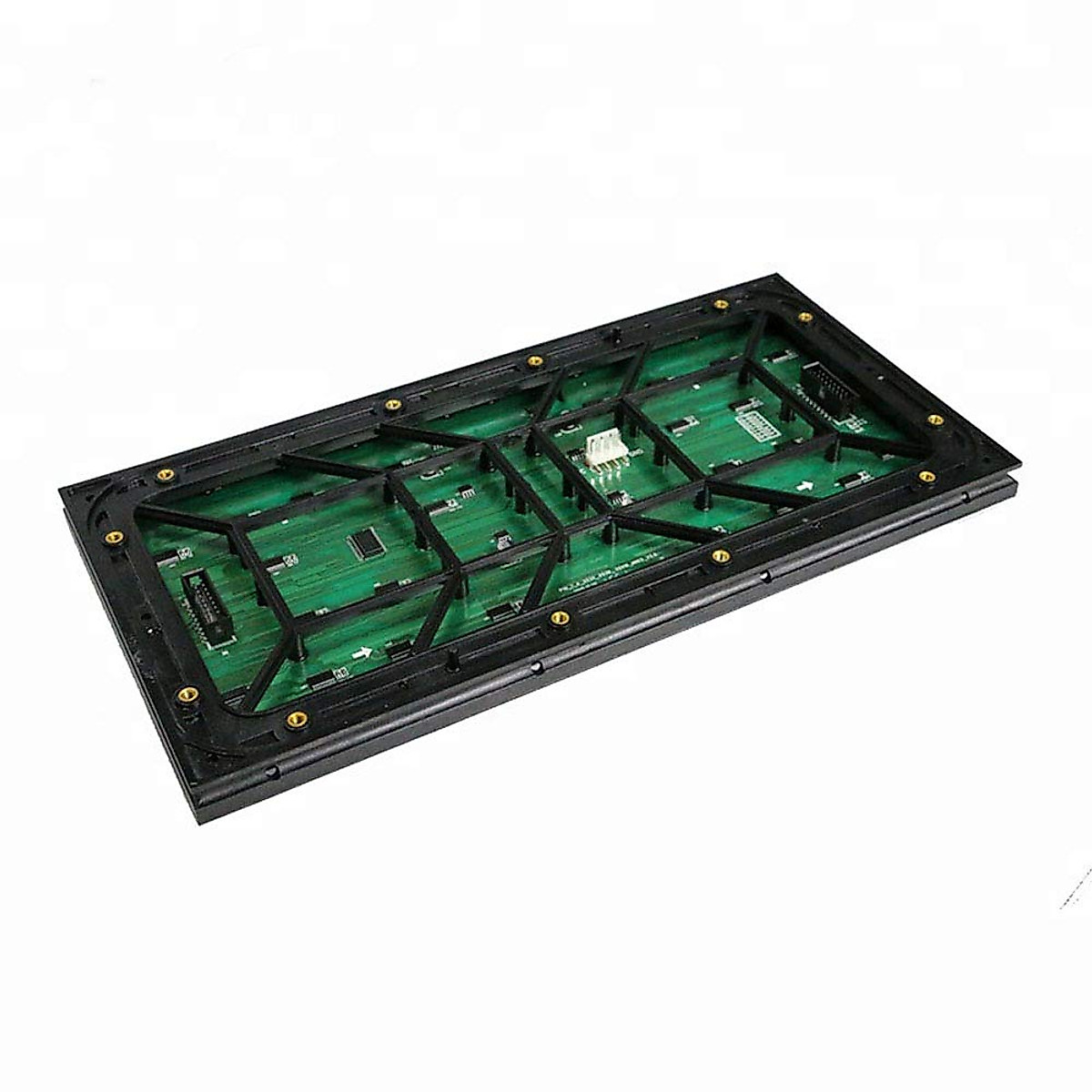 AZERONE P10 Led Matrix Outdoor Waterproof Screen 1/4scan SMD3535 3in1 RGB Full Color LED Display Module Panel Board 320x160mm 32x16 Pixels (RGB-Full Color, P10-320 * 160mm)