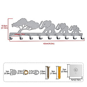 Autoly, Coat Rack Wall Mount installs The Door Hanger Hook Against The Wall, Coat Hanger Wall can Organize The Room. Coat Hooks Wall mounted9 Hooks 1 Piece，OriginalDesignwall Coat Rack。