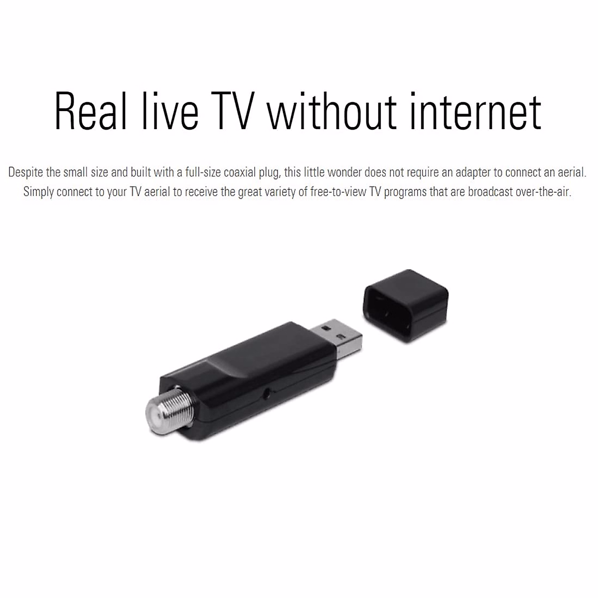 Mygica A681B USB 2.0 TV Tuner Card, ATSC HD Digital External HDTV Tuner Stick Dongle Adapter for Window, Linux, for PC Computer Laptop