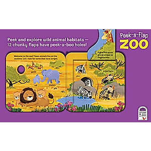 Zoo: Peek-a-Flap Board Book
