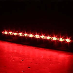 AKKON - For Ford Mustang LED Replacement 3rd Brake Tail Light Rear Third Trunk Cargo Lamp Smoke