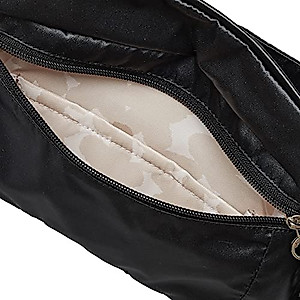 Kanana Project Collection No.67681 Women's Shoulder Bag, Lightweight, Fits A5 Size, Rayon, Black