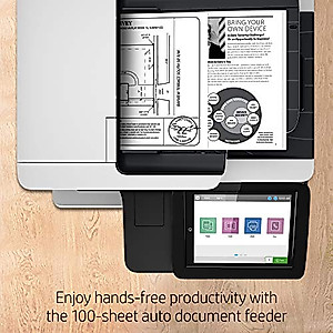 HP LaserJet Enterprise MFP M528dn Monochrome All-in-One Printer with built-in Ethernet & 2-sided printing (1PV64A)