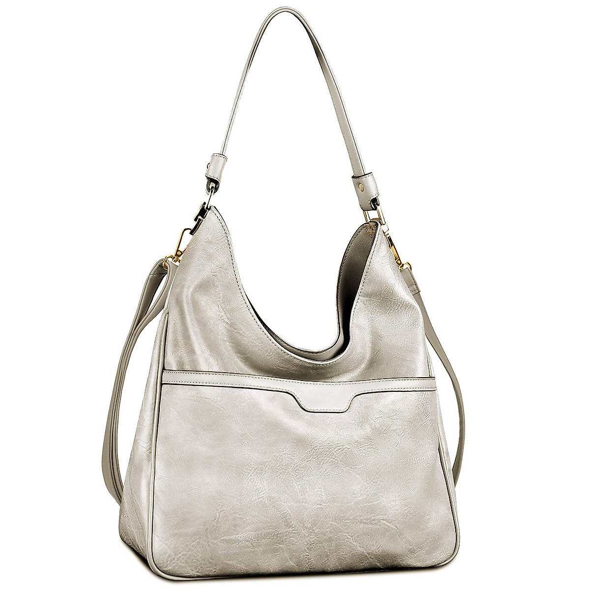 Hobo Handbags For Women Leather Purses and Handbags Large Crossbody Bags with Adjustable Shoulder Strap