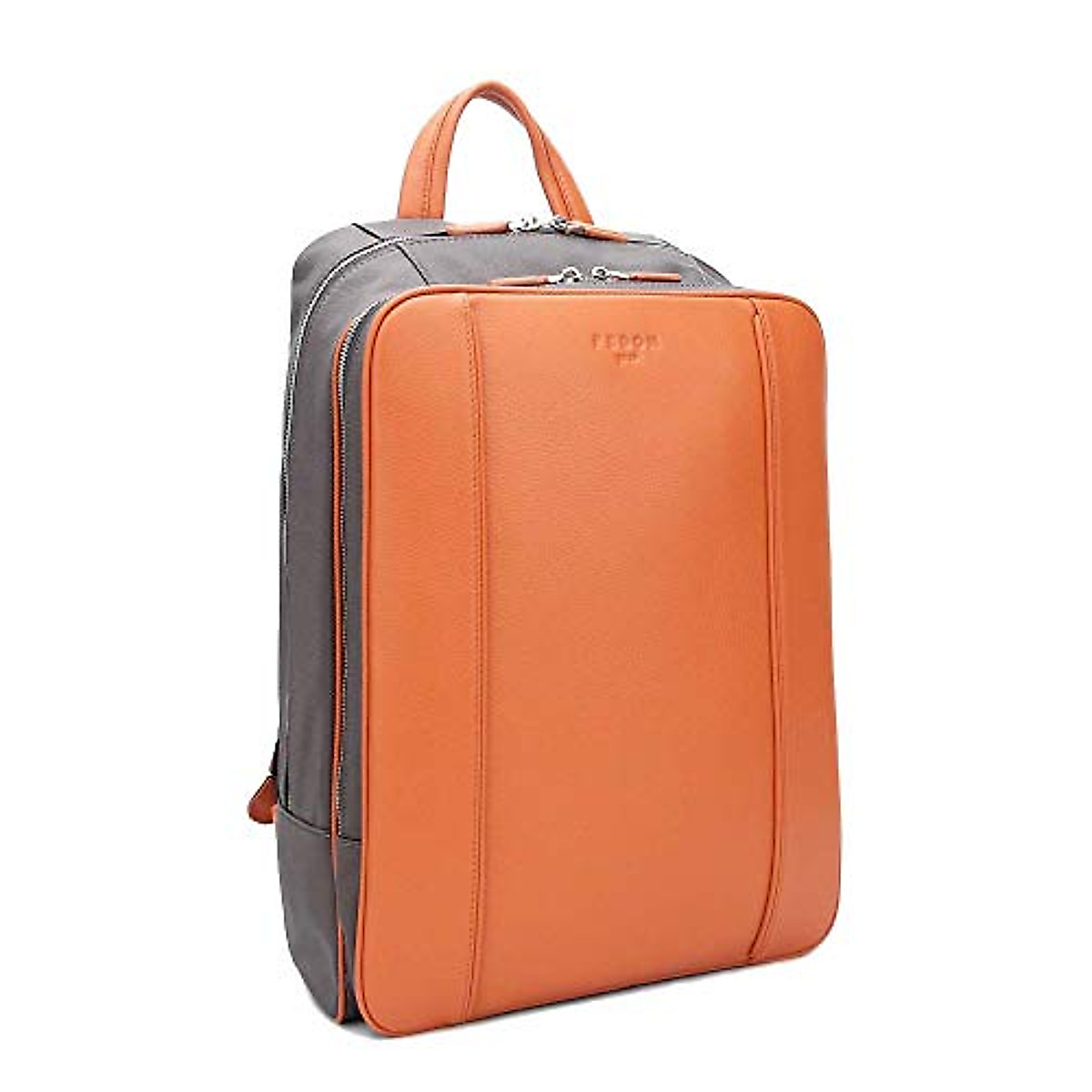 Fedon 1919 - Dimon - Men's laptop backpack 15" - MZ1930001 (Orange)
