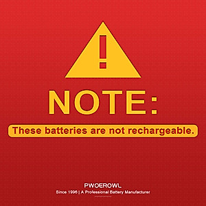 POWEROWL High-Capacity Alkaline AAA Batteries 24 Pack, 1.5v Long Lasting Triple A Battery, 10-Year Shelf Life