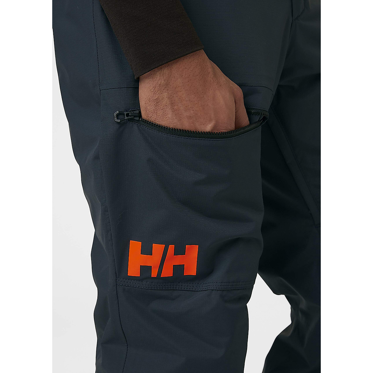 Helly-Hansen Mens SOGN Cargo Waterproof Ski Pant, 983 Slate, X-Large