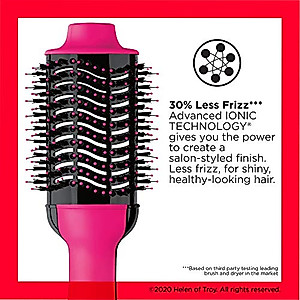 REVLON One-Step Volumizer Original 1.0 Hair Dryer and Hot Air Brush, Pink