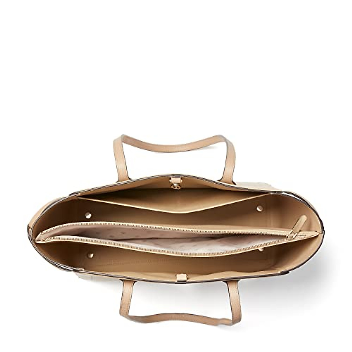 Kate Spade New York Knott Color-Blocked Pebbled Leather Large Tote Warm Stone Multi One Size