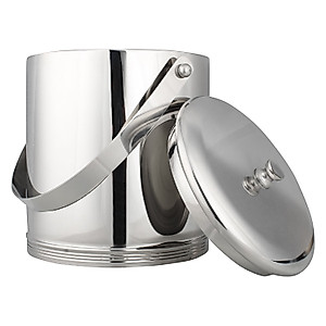 Zap Impex stainless steel double wall ice container with lid 1.30 Ltr.