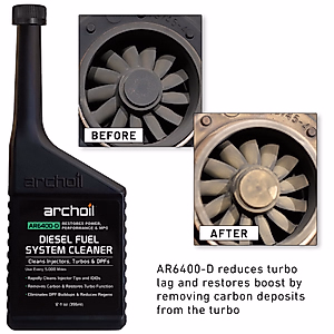 Archoil AR6400-D Diesel Fuel System Cleaner - Cleans Injectors, Turbo, DPF & EGR
