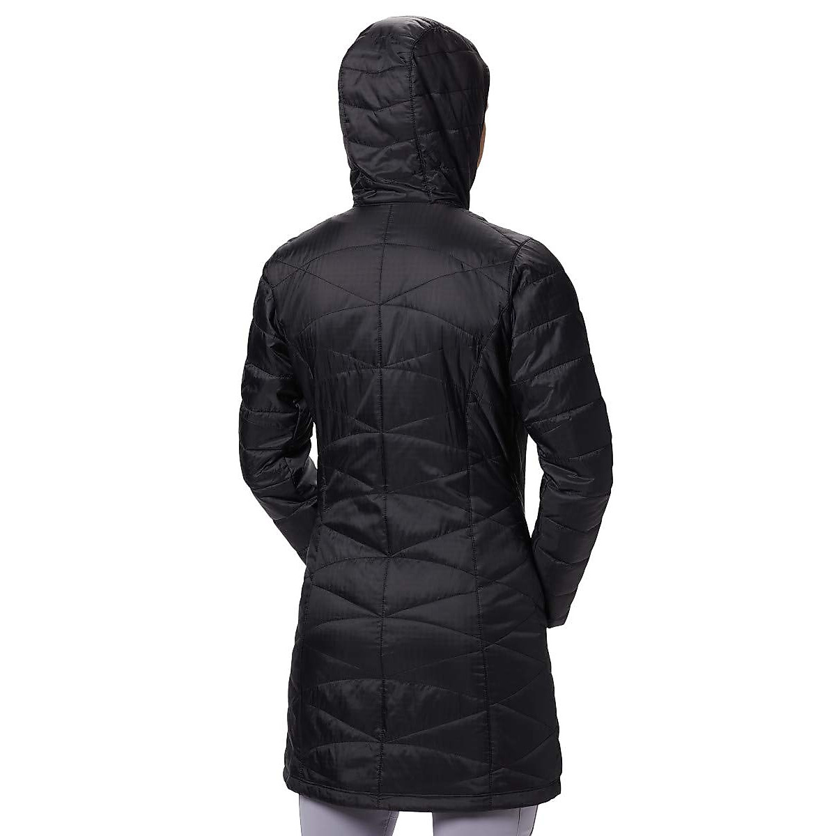 Columbia Women's Mighty Lite Hooded Jacket, Black, X-Large