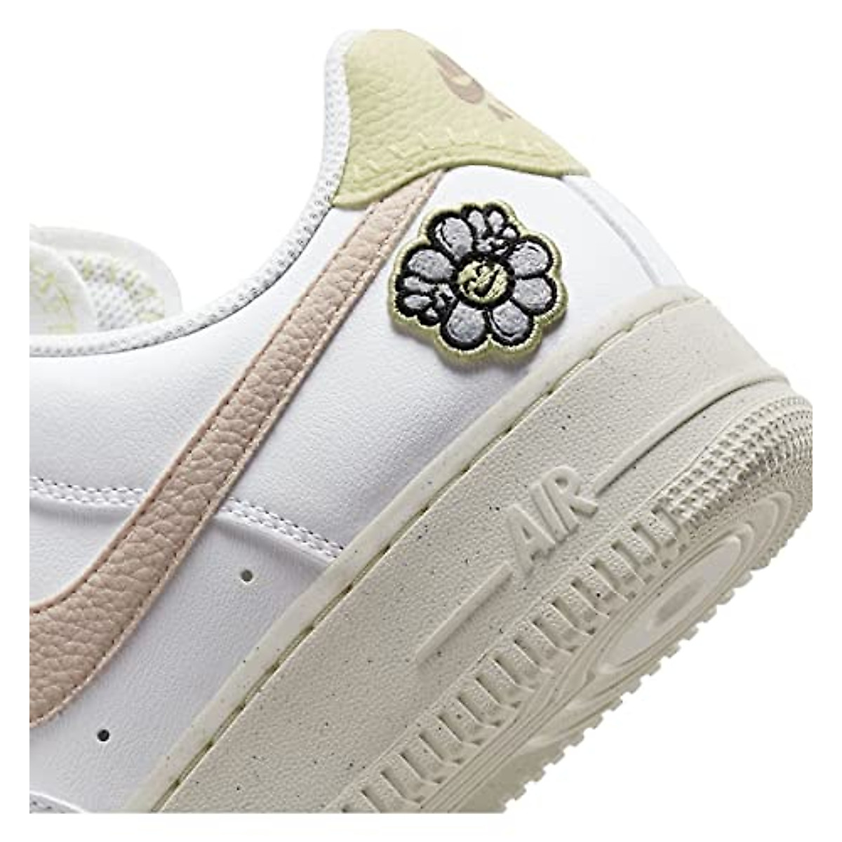 Nike Women's AIR Force 1 '07 Next Nature Shoes, White/Boarder Blue/Citron Tint/Pink Oxford, 8