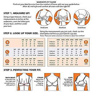 Warner's womens This is Not BraÂ™ Cushioned Underwire Lightly Lined T-shirt 1593 bras, Toasted Almond, 38C US