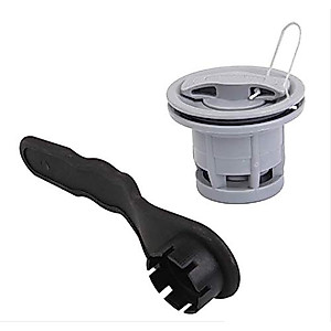Double Seal Grey/Black Air Valve + Valve Wrench for Inflatable Boat Raft Dinghy Kayak Canoe (Grey)