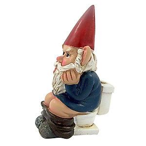 Four Naughty Gnomes Set of 4 Home Decor Statues 4 Inch