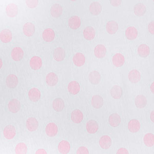 Andi Mae Changing Pad Cover - Watercolor Pink Dots -100% Jersey Cotton - Fits Standard Changing Pads