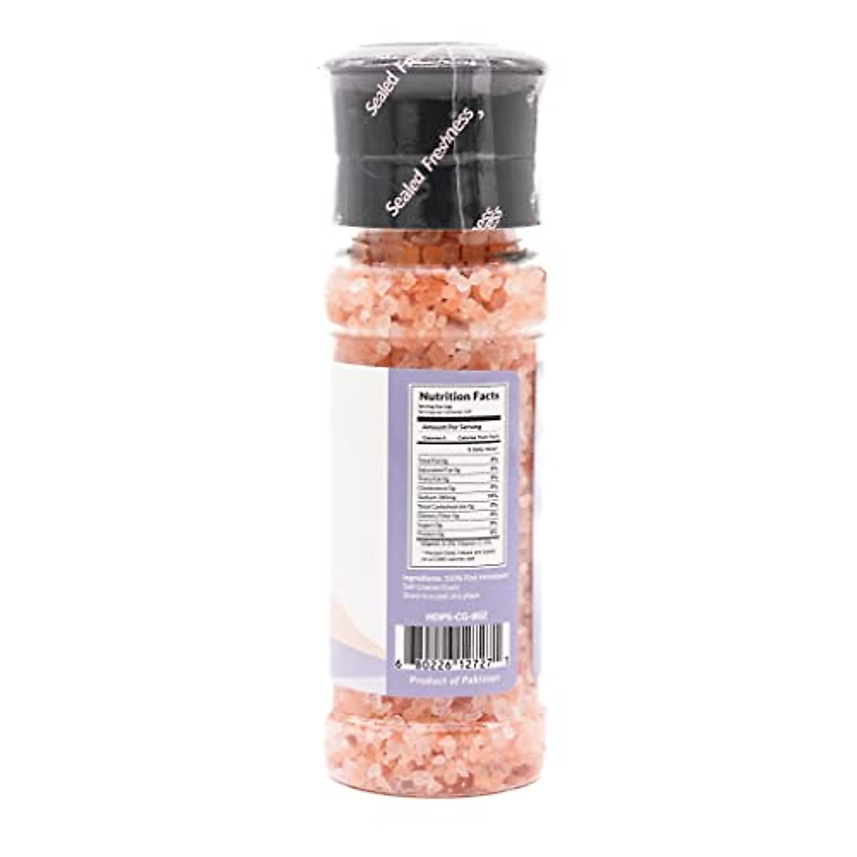 Himalayan Secrets Natural Pink Cooking Salt in Refillable Grinder - 8 oz Healthy Unrefined Coarse Salt Packed with Minerals - Kosher Certified