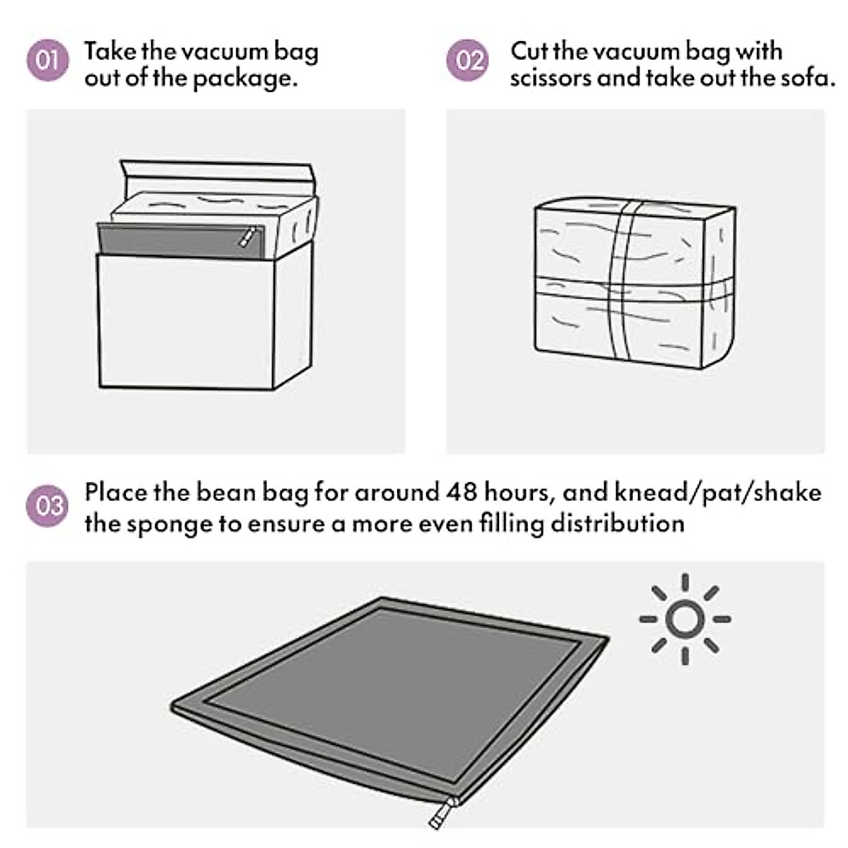 AYEASY Bean Bag Chair with Filler, Memory Foam Bean Bag Couch with Microfiber Cover(Blue, Queen)