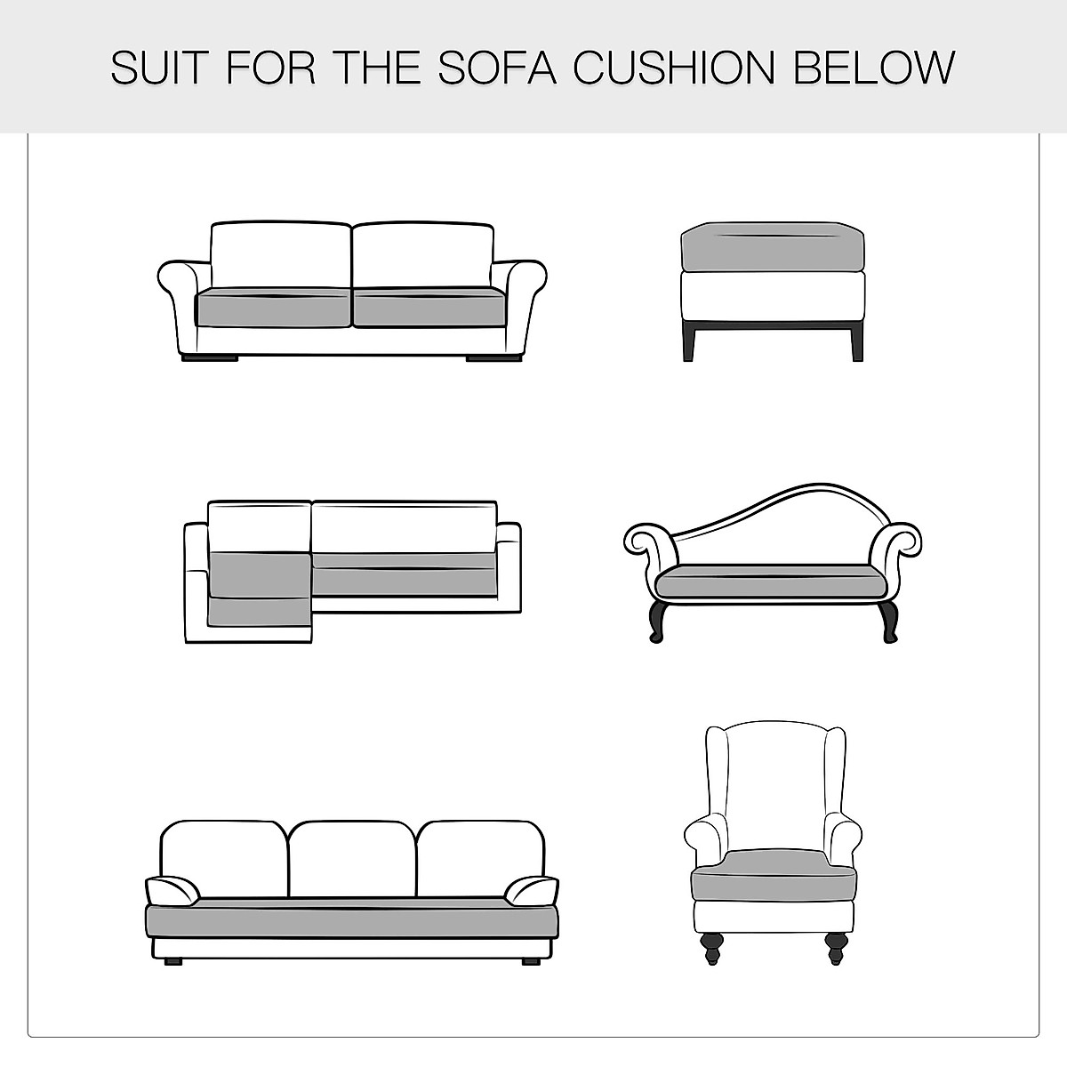 Yates Home PU Leather Couch Sofa Cushion Slipcover Water-Proof Elastic Chair RV Seat Covers Sofa Furniture Protector Slip Cover for Settee Seater Replacement in Living Room（Loveseat, Chocolate）