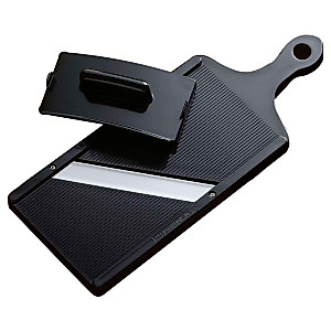 Shimomura Kihan 35950 Slicer, Julienne Vegetables, Cabbage, Made in Japan, Wide, Whole Slice, 0.04 inch (1 mm) Wide, Tonkatsuya-san Tsubamesanjo