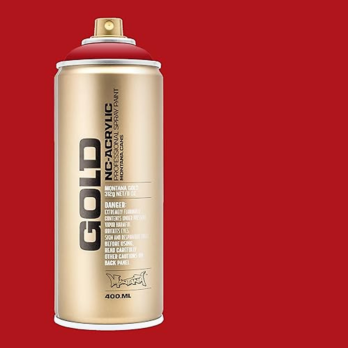 Montana Cans GOLD Spray Paint, 400ml, Shock Kent Blood Red, MXG-S3020