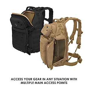 HAZARD 4 Drawbridge: Gear-Retention Modular Daypack - Black