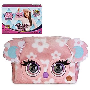 Purse Pets, Print Perfect Bamboo Boo, Interactive Pet Toy and Shoulder Bag with Over 30 Sounds and Reactions, Easter Basket Gifts, Kids Toys for Girls