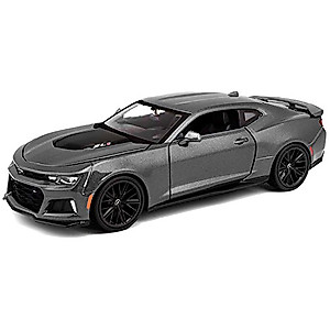 Maisto 1:24 Scale Assembly Line 2017 Chevrolet Camaro ZL1 Die-Cast Vehicle, Black