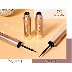 MAVEUP Eyeliner. Make Your Eyes Mesmerizing. Smokey Eyes Vibe. Makes You More Confident. Brilliant Makeup Finish. Satin and Silky Smooth Tip. Classic. Showtime Black.