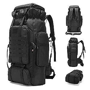 70L Camping Hiking Backpack Tactical Backpack Military Molle Rucksack Backpack for Outdoor
