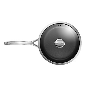 Scanpan CS+ Sauté Pan with Lid, 3 qt, Silver