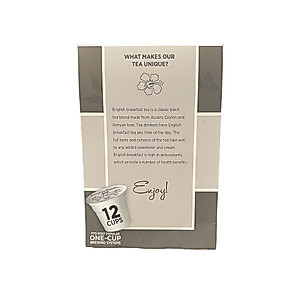 Hawaiian Paradise Tea (English Breakfast) Single Serve Cups 12 Count - Sustainably Produced in Hawaii, USA - Compatible with Keurig K-Cup Brewers