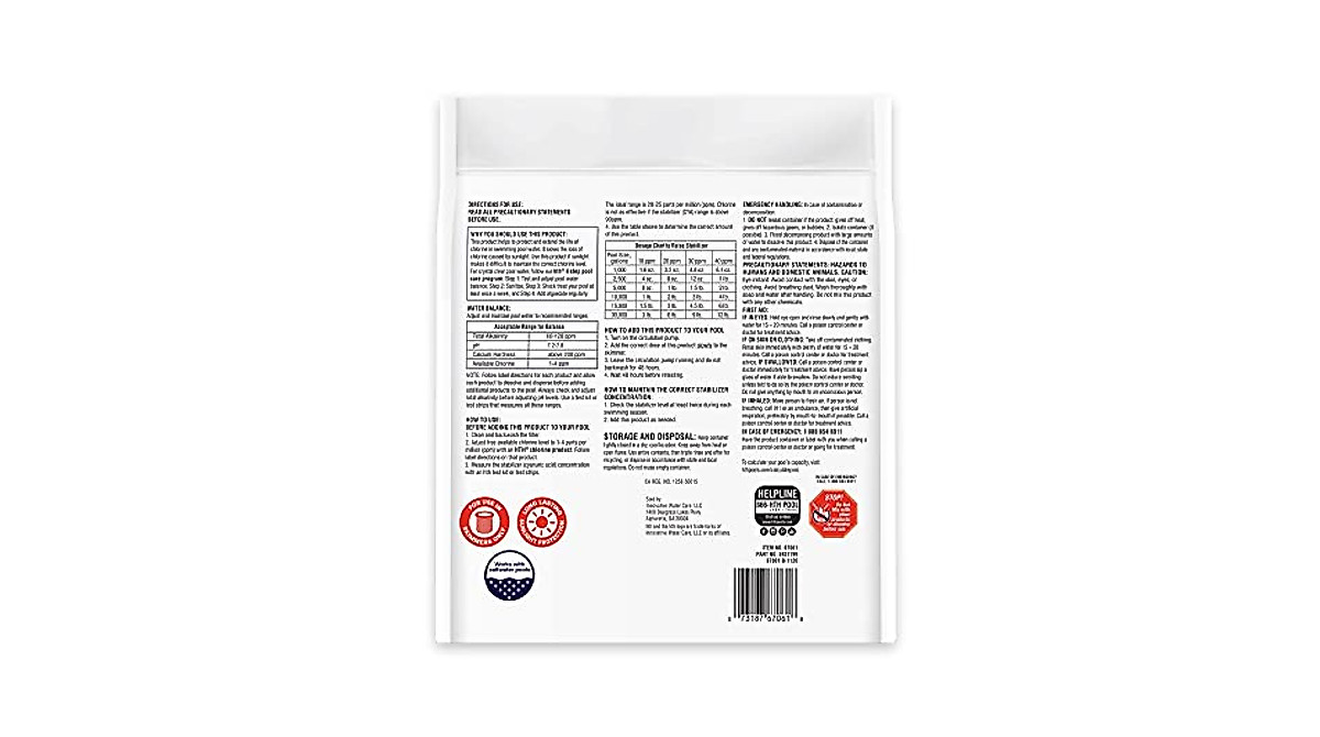 HTH Chlorine Stabilizer: Protect Pool Chlorine from Sunlight