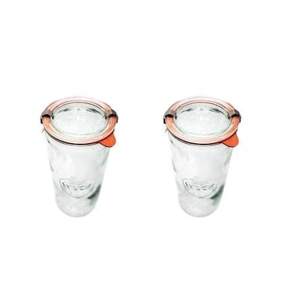 Weck Jars 908 1 Liter - Pack of 2 Glass Jars