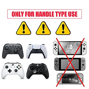 Switch Pro Controller Thumb Grips, Cool Thumb Grips Compatible with Switch Pro Controller, PS5 Controller, PS4 Controller, Xbox Controller, etc
