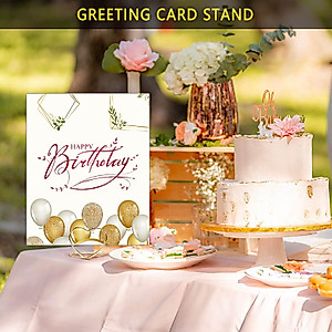 CUNGLIN Gold Table Number Place Card Holders 32 PCS, Heart Shape Photo Card Stand Business Card Card Holders for Wedding Party Mini PhotoPlaying Cards Holder Picture Menu Memo Clips