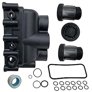 SWITCHDOCTOR Pool Heater Manifold Assembly Kit with O-Rings for Pentair MasterTemp 175, 200, 250, 300, 400 Sta-Rite Max-e-Therm SR200, SR333, SR400 77707-0205 77707-0206 77707-0014