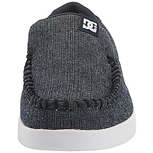 DC Men's Villain 2 Casual Slip On Skate Shoe Slipper, Blue Heather, 11.5